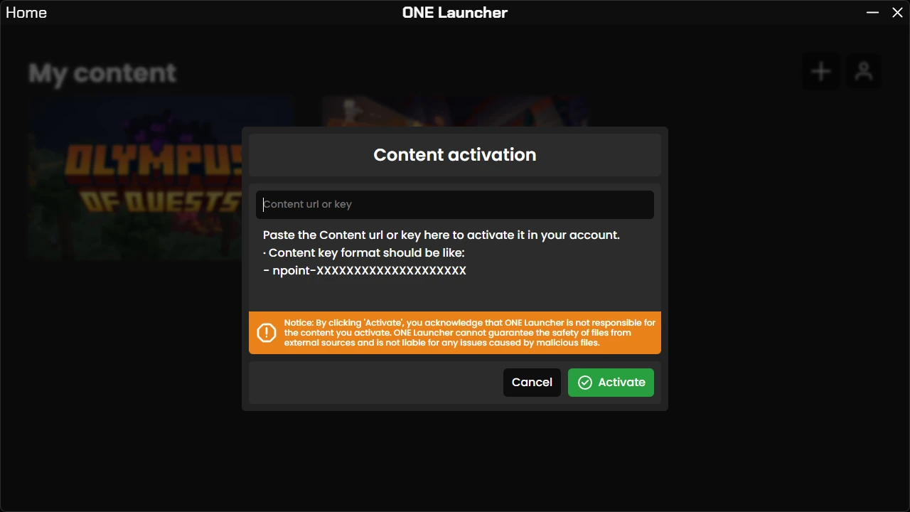 ONE Launcher